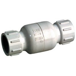 PVC Check Valve, Threaded, White, Schedule 40, 1-In. - Walworth, WI ...