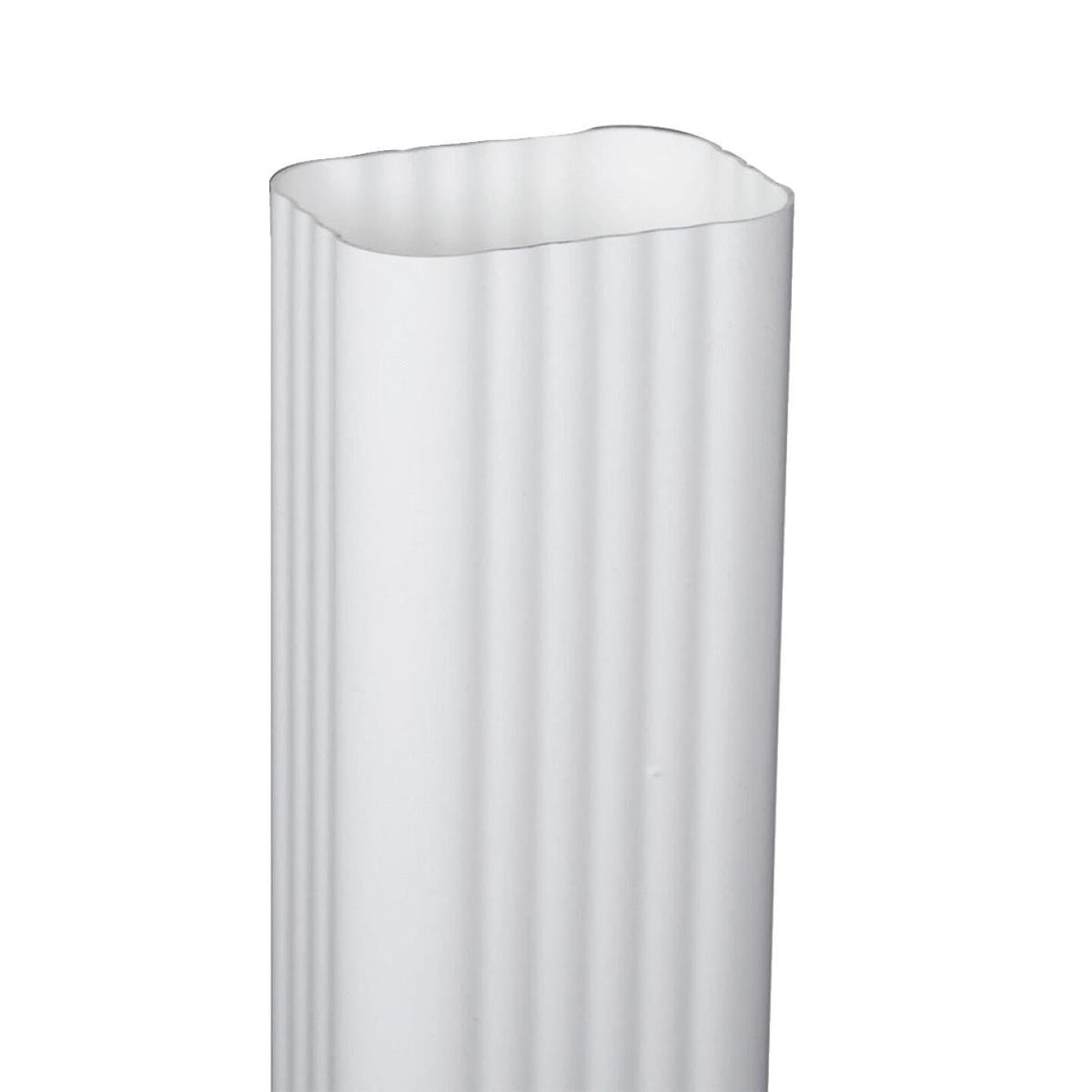 Amerimax 2 In. x 3 In. x 10 Ft. Traditional K-Style White Vinyl ...