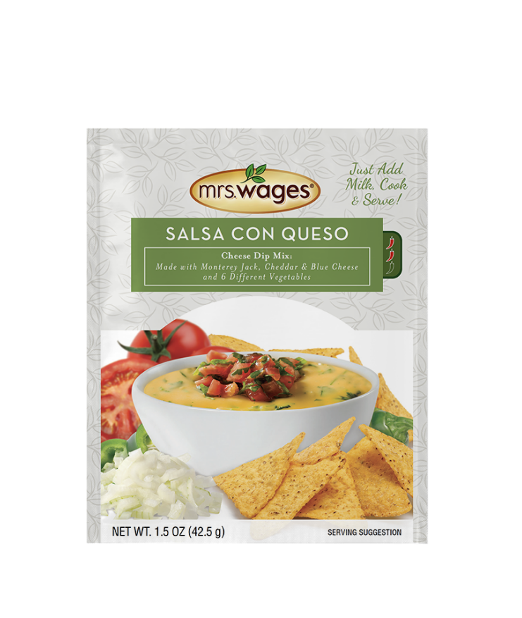 Mrs. Wages® Salsa Con Queso Cheese Dip Mix 1.5 Oz - Walworth, WI ...